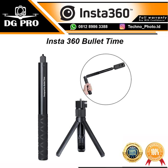 Jual Insta 360 Bullet Time Tripod Handle Invisible Stick Accessory ...