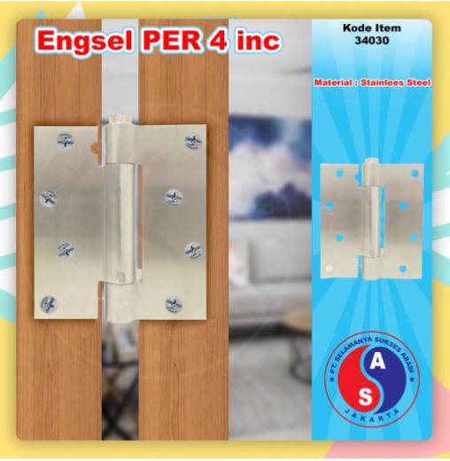 Jual ENGSEL PINTU SOLID PER 4" Inc Inch 4 Inch STAINLEES STEEL ...