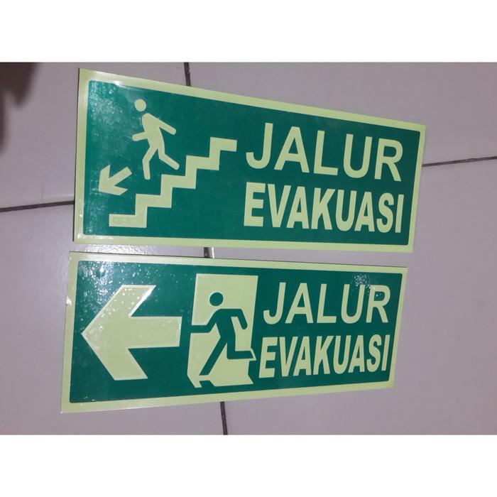 Jual stiker sign tangga darurat glow in the dark - Kota Surabaya ...