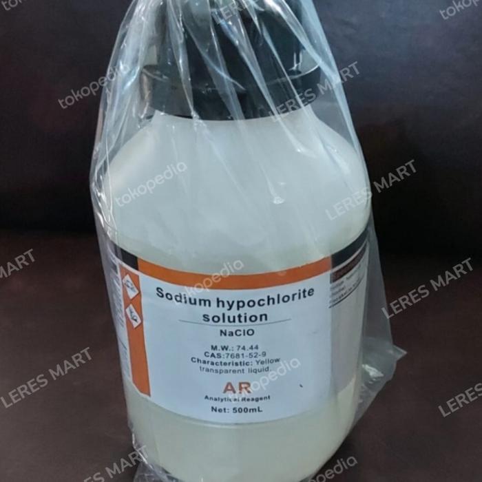 Jual sodium hypochlorite solution for analysis 500ml Xylong scientific ...