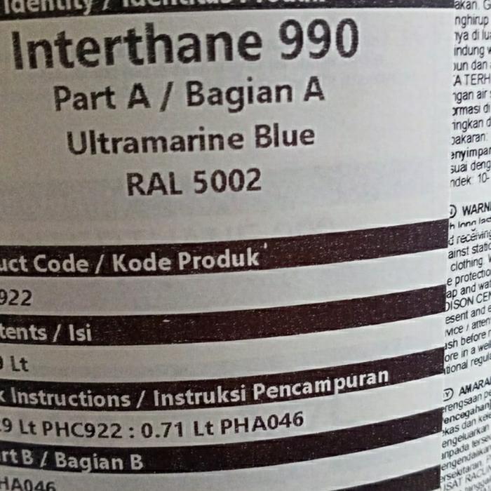 Jual International Paint - Interthane 990 RAL 5002 (Ultra Marine) - Kab ...