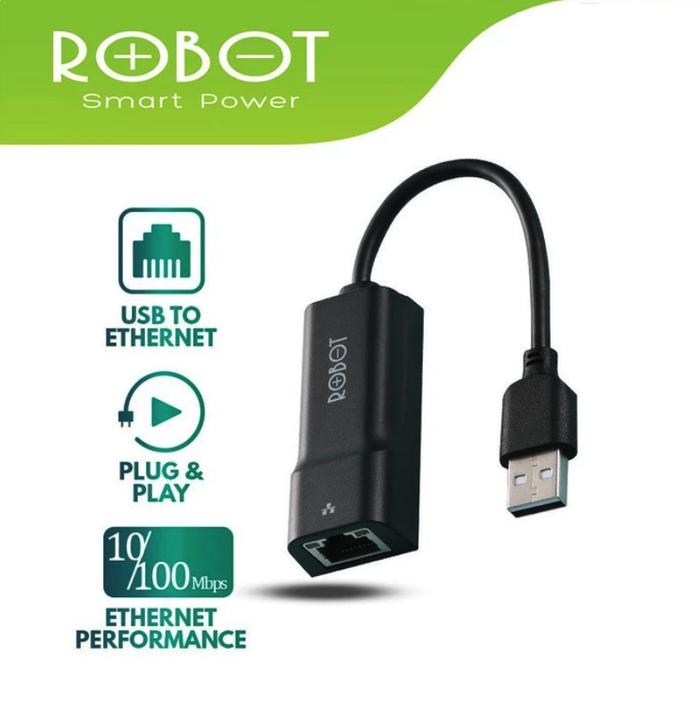 Jual ROBOT EA10 USB To LAN Ethernet Hub USB 2.0 10/100Mbps - Kota ...