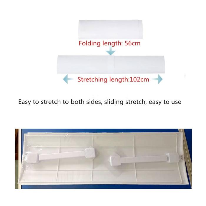 Jual Talang Ac / Penahan Angin Ac / Cover Angin / Ac Reflektor Putih Di ...