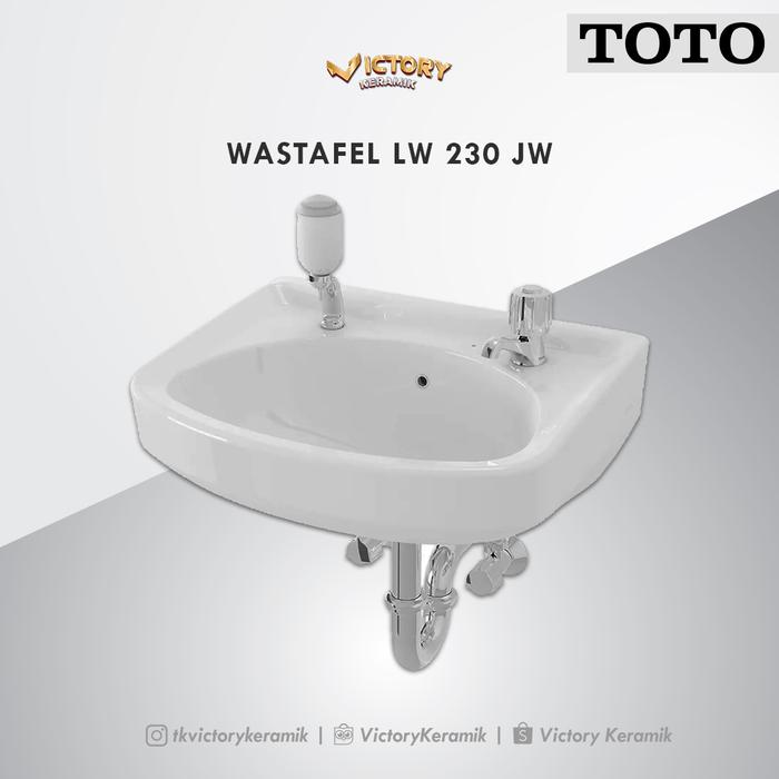 Jual WASTAFEL TOTO LW 230 JW/F 2 TAP HOLES PUTIH BODY ONLY - Kab ...