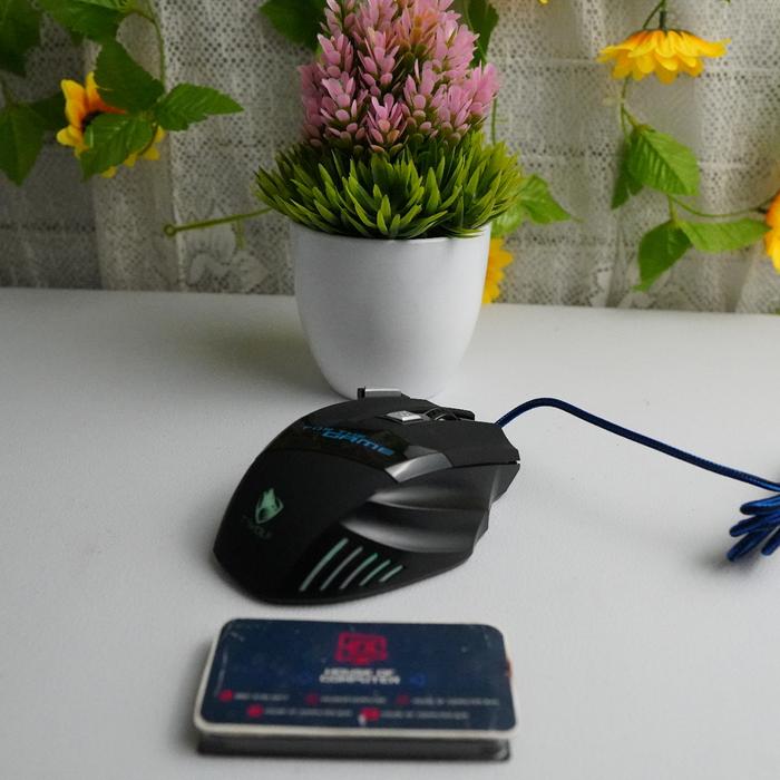 Jual MOUSE GAMING 7 BUTTONS T-WOLF M1 FOR GAME LED RGB TWOLF - Kota ...