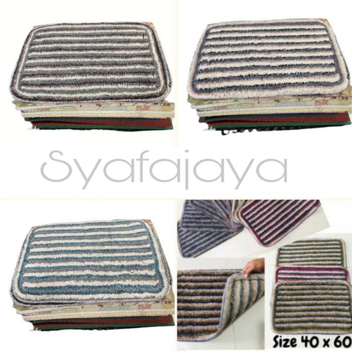 Jual Keset Kaki Kain Handuk Salur ( 40 x 60 cm) / Kesed Kamar Mandi ...