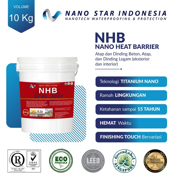 Jual NHB Nano Heat Barrier 10KG Waterproofing & Penahan Panas Berbasis ...