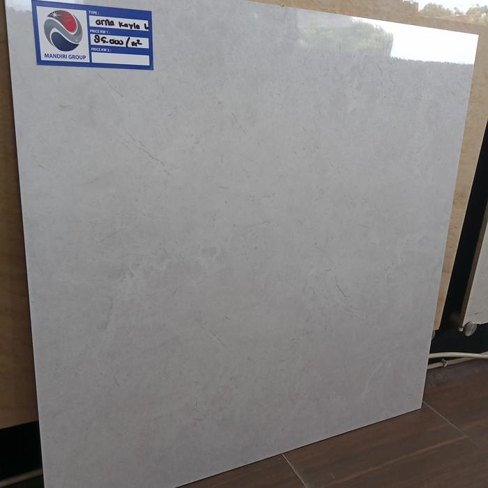 Jual arna granit 60x60 kaila white motif marmer glosi grade lokal - Kab ...