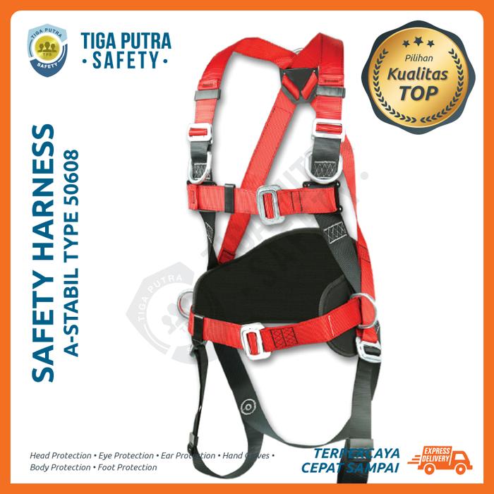 Jual Safety Harness / Full Body Sabuk Belt Climbing Shackle ASTABIL ...