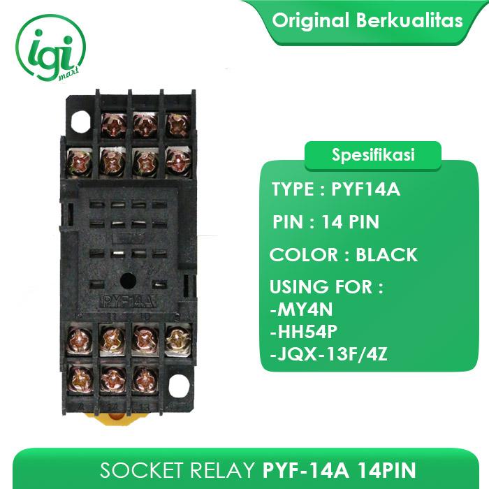 Jual SOCKET RELAY MY4 PYF14 14 PIN INSCOM - Kota Surabaya - Igi Mart ...
