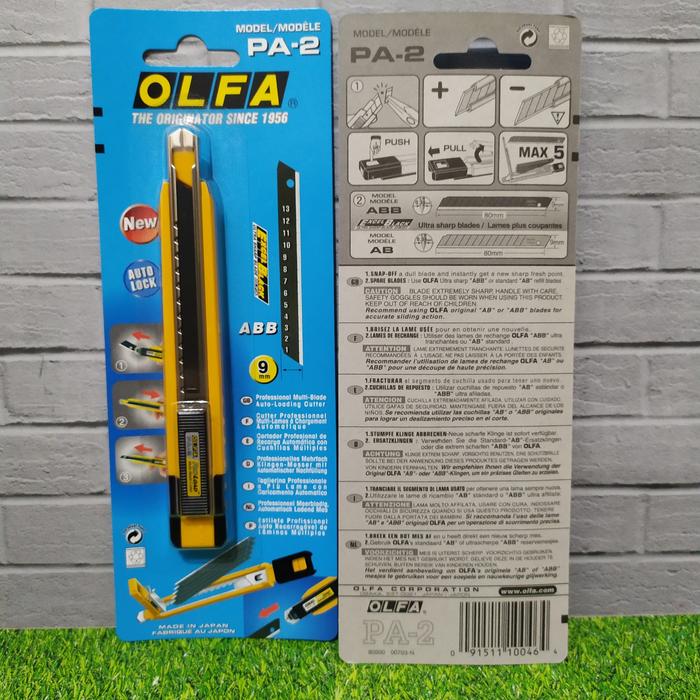Jual Pisau Cutter PA-2 Olfa 9mm Snap-Off blade cutter - Jakarta Barat - Olfa Stationery | Tokopedia