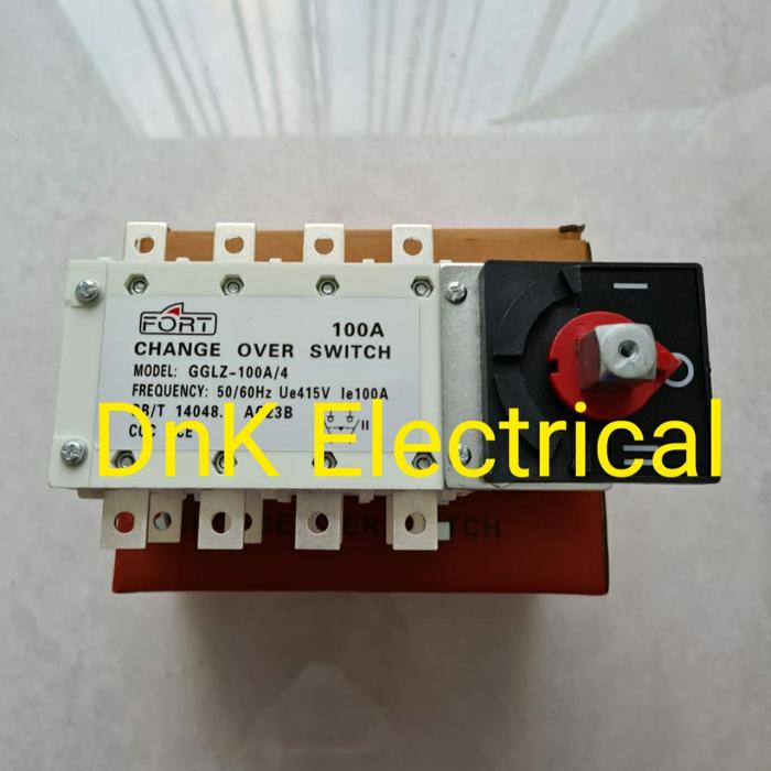 Jual Change Over Switch/COS Manual/Ohm Saklar 4P 100A FORT GGLZ-100/4 - Jakarta Barat - DnK ...
