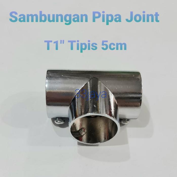 Jual Sambungan Pipa 1" Joint T (Tipis) Panjang 5 cm Per Pc - Kota ...