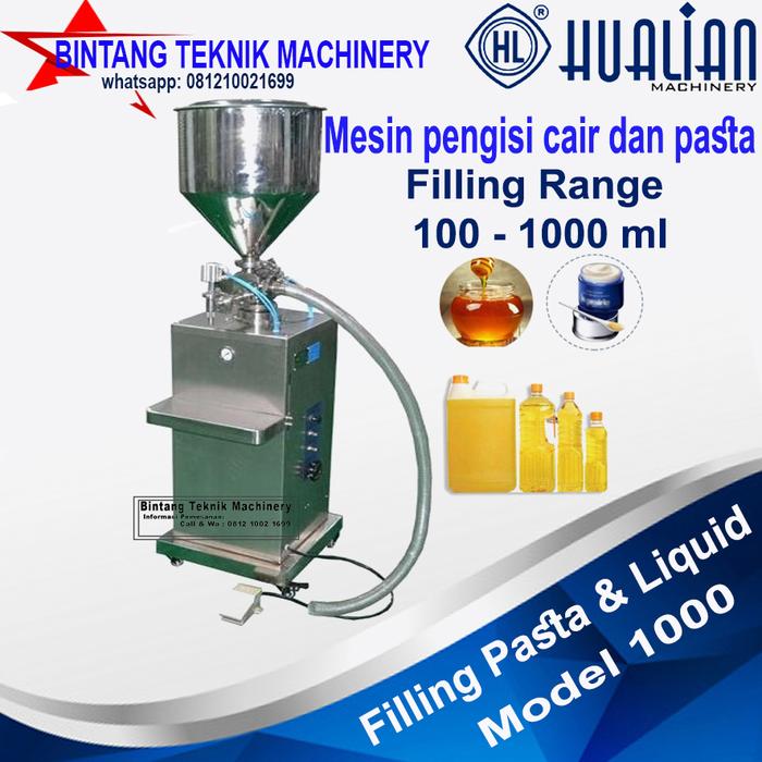 Jual Mesin filling pengisi cairan dan pasta takaran 100 - 1000 ml - Kab ...