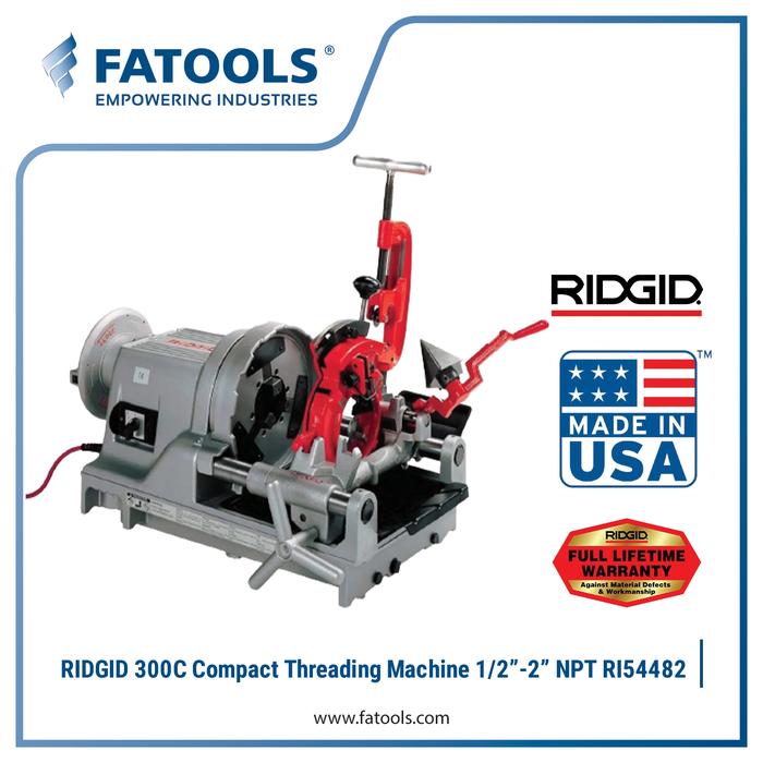 Jual RIDGID 54482 300C Pipe Threading Machine 1/2" -2" NPT Senai Drat ...