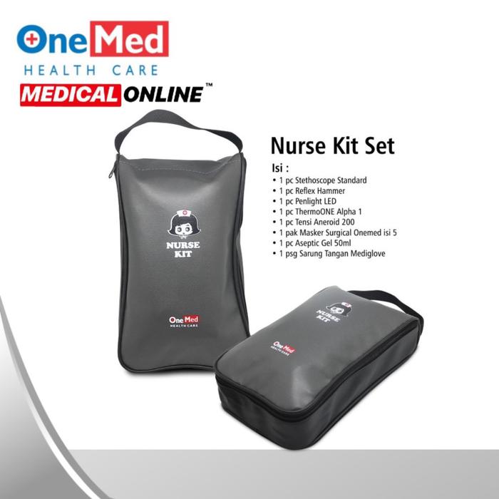 Jual Nurse Kit Set Onemed Nursing Kit Tensimeter Stetoskop Medical ...