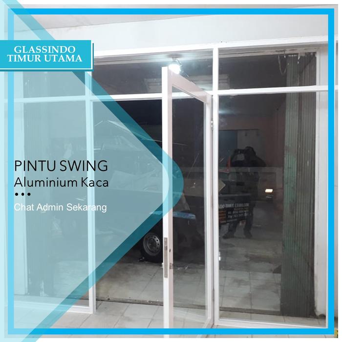 Jual Partisi aluminium 3inch,kaca polos 5mm ukuran 233 x 287 - Kota ...