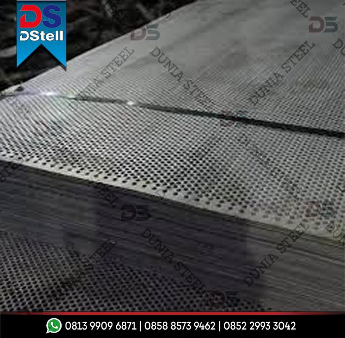 Jual PLAT BESI PERFORATED LUBANG 2MM |TEBAL 1 MM FULL | 120X240 CM ...