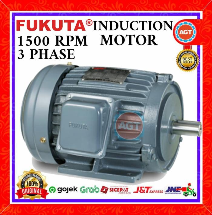 Jual FUKUTA AEEF MOTOR 3HP 2.2KW 3PHASE 1500RPM 100-4 B3 FOOT - TAIWAN - Jakarta Pusat - TOKO ...
