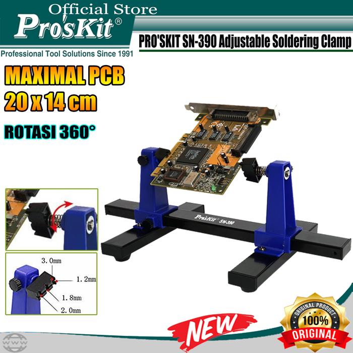 Jual Pcb Holder PROSKIT SN-390 Adjustable Soldering Clamp Holder ORIGINAL - Kota Tangerang - Pro ...