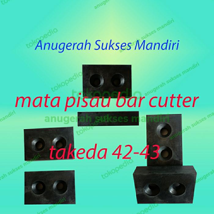 Jual mata pisau bar cutter takeda C42-43 / mata pisau bar cutting ...