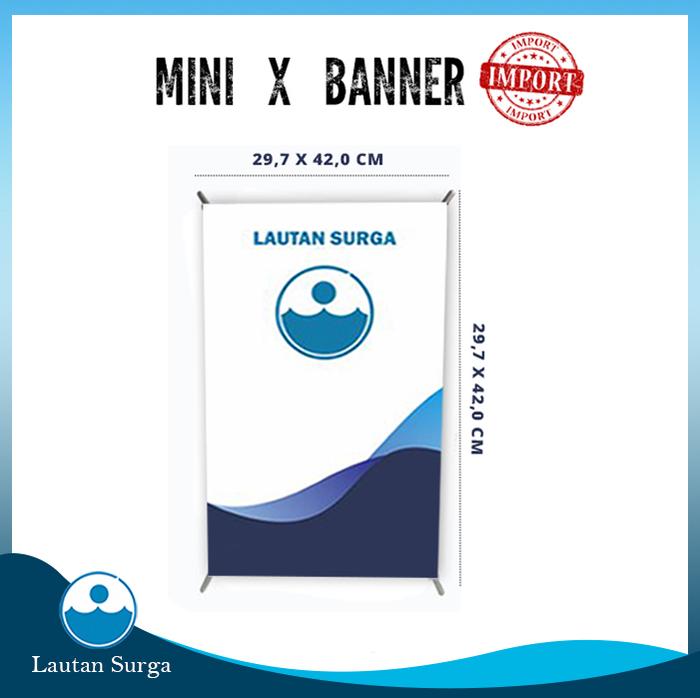 Promo MINI X BANNER A3 MURAH, X Banner Mini, Kerangka Promosi Di Meja - Kota Tangerang Selatan ...