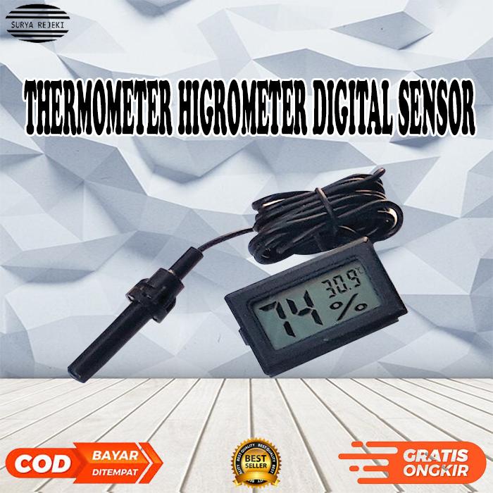 Jual termometer / higrometer kabel sensor digital - Kab. Tangerang ...