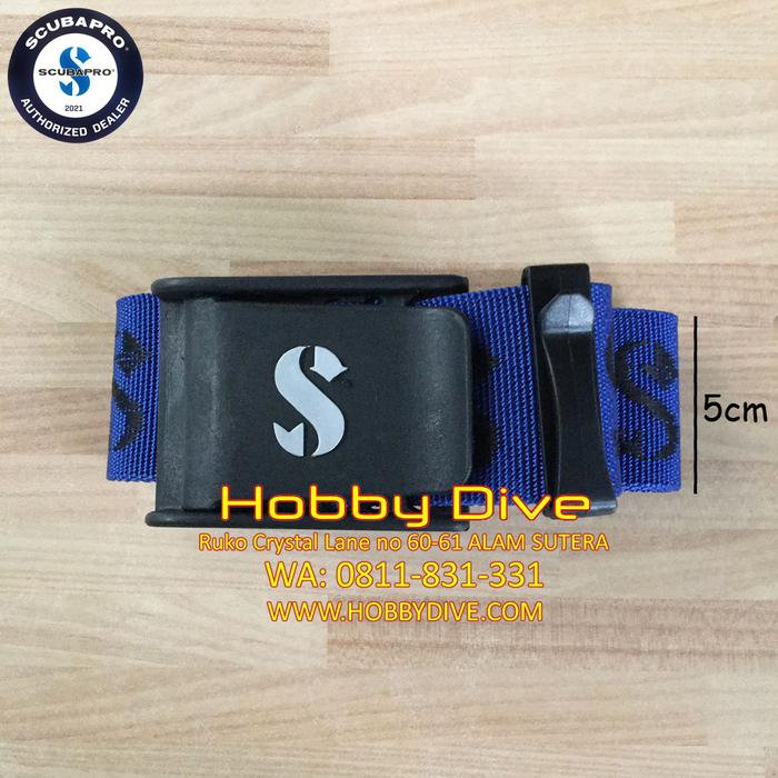 Jual Scubapro Weight Belt With Plastic Buckle Blue - Scuba Diving ...