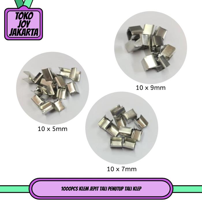 Jual 1000pcs Klem Jepit Tali Penutup Tali Klep - 7mm - Jakarta Barat ...