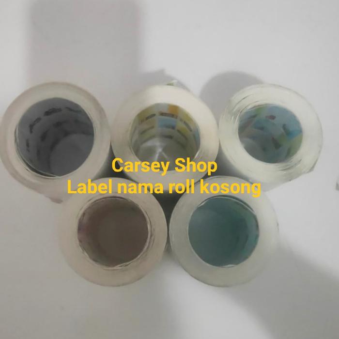 Jual sticker label nama roll kosong - Jakarta Barat - carsey shop ...