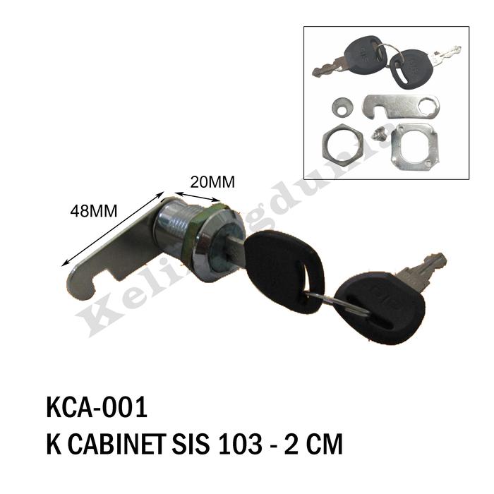 Jual Kunci Cabinet 20 25 30 MM Camlock Kamlok SIS 103 Pintu Lemari KayuBesi - Jakarta Barat ...