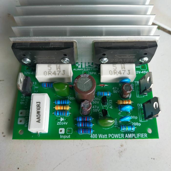Jual Kit Power Amplifier 400 Watt Mono + Sanken 5dy - Kab. Jombang ...