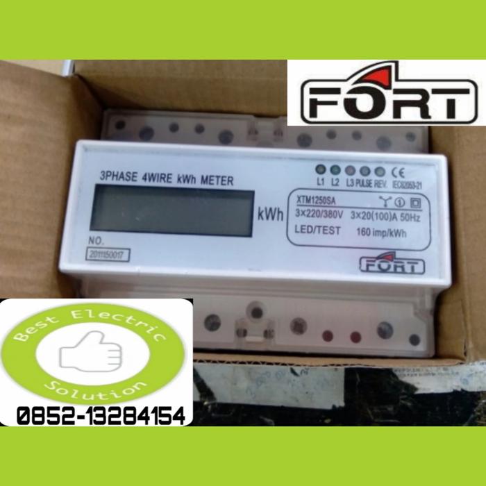 Jual Kwh Meter Digital (LCD) 3P 3 Phase XTM1250SA 5/30a 5/100a 10/60a Fort - Jakarta Pusat ...