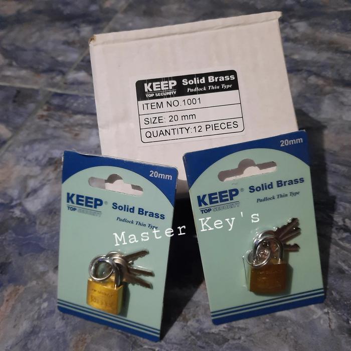 Jual Gembok KEEP Top Security 20mm Kuningan - Jakarta Pusat - Master ...