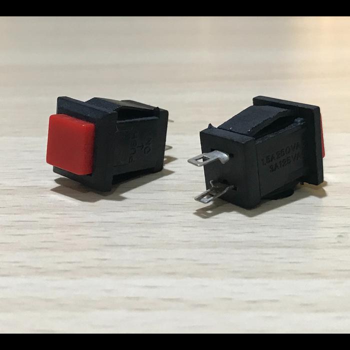 Jual SWITCH PUSH BUTTON SAKLAR ON 2 PIN KOTAK 3A 125V 1.5A 250V DS-431 - Kota Bogor - RUDY ...