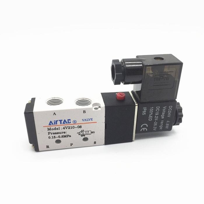 Jual SOLENOID VALVE AIRTAC 4V210-08 AC 220 / SOLENOID VALVE 4V210 - AC 22O - Jakarta Barat ...