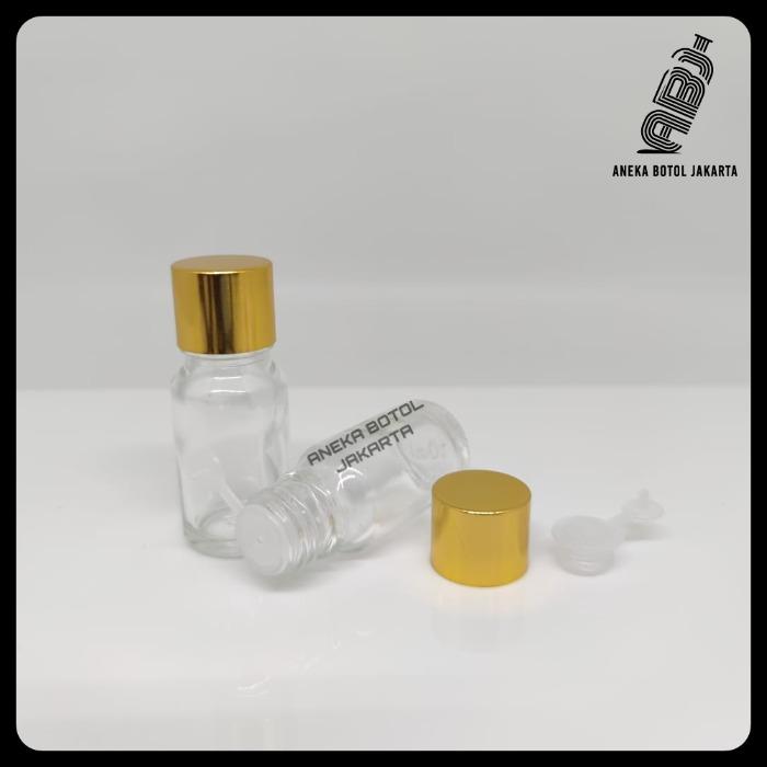 Jual Botol kaca serum clear bening 10ml plug ring - Rose pink - Jakarta ...