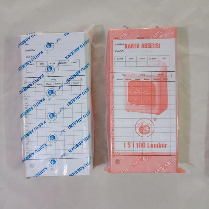 Jual Kartu Absen Mesin Absensi Amano 100 Lbr - Kota Tangerang - Pembina ...