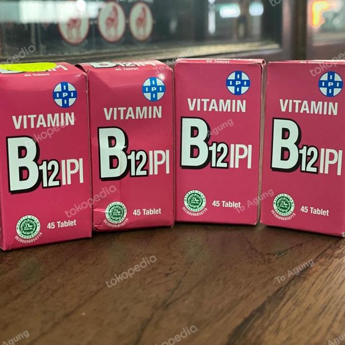 Jual Vitamin B12 Ipi (dus isi 45 tablet) - vitamin, suplemen kesehatan ...