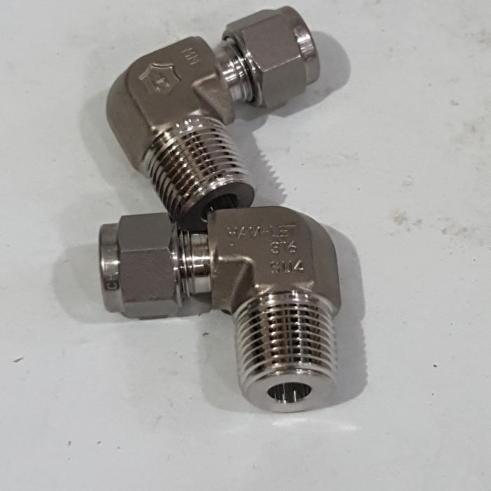 Jual HAMLET male connector elbow SS 8mm X 3/8" - Jakarta Barat - asian tool | Tokopedia