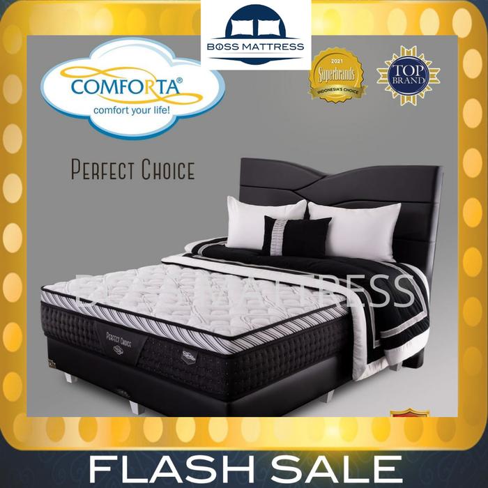 Promo COMFORTA SpringBed PERFECT CHOICE ( Full SET ) 160 180 200 120 100 90 - FullSet 120x200 ...