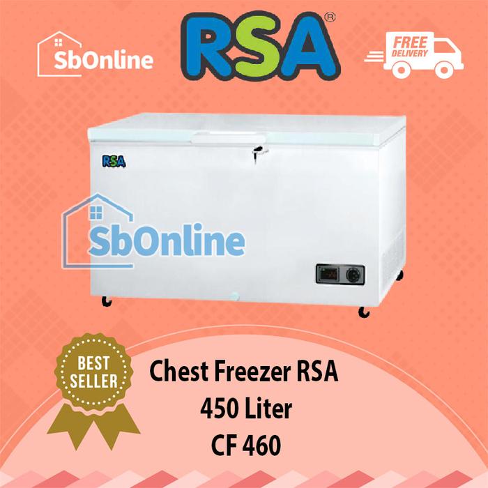 Jual RSA CF 460 CHEST FREEZER BOX 460 L LEMARI PEMBEKU 460 LITER - Kota ...