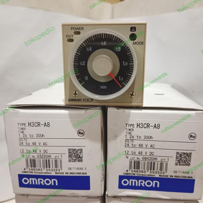 Jual TIMER OMRON H3CR A8 24V TO 48V AC 12V TO 48V DC ORIGINAL - Jakarta ...