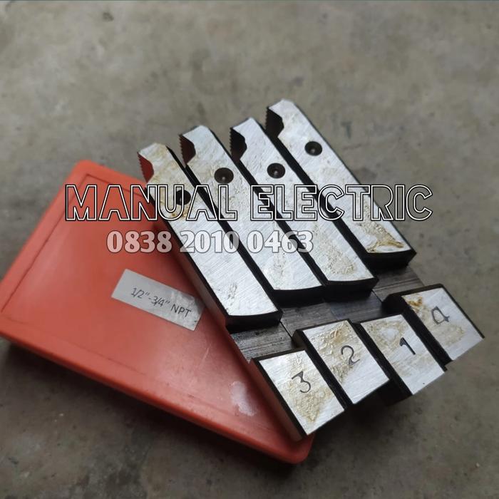 Jual Mata Senai Drat Pipa Size 1 I 2 Inch - 3 I 4 Inch Mata Pisau Snai NPT - Jakarta Utara ...