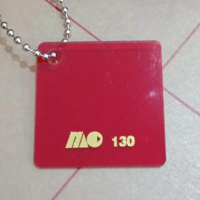 Jual AKRILIK lembaran MERAH RAYBEN 2mm A5 Transparan / Margacipta ...