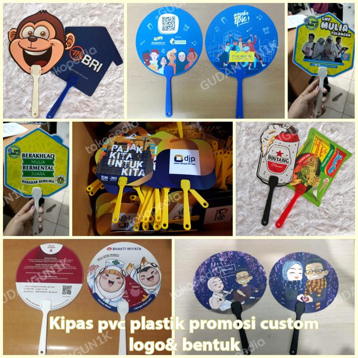 Jual Kipas promosi PVC plastik custom bentuk - Jakarta Barat ...