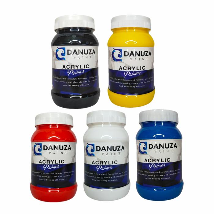 Jual Cat Lukis Paket 5 Warna Acrylic Primer Paint 300 ml - Kab ...