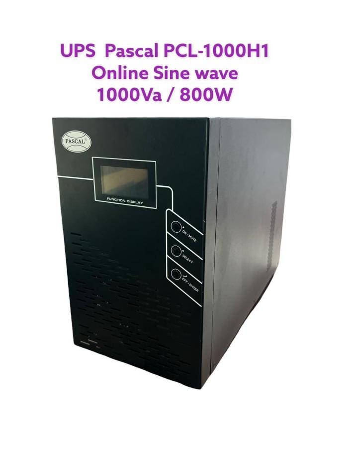 Jual UPS PASCAL PCL-1000H1 1000VA 800W ONLINE SINE WAVE SMART UPS ...