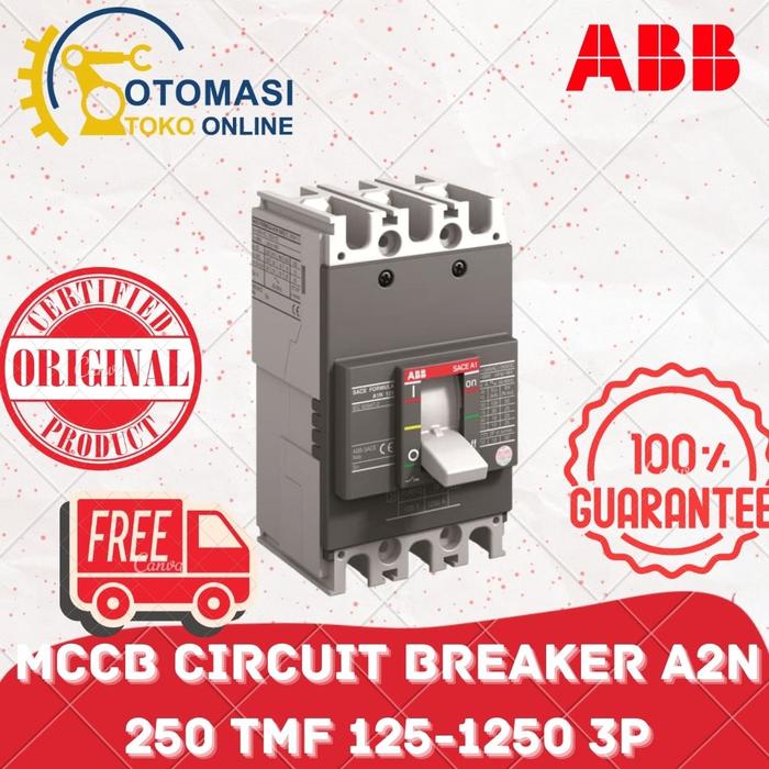 Jual ABB MCCB CIRCUIT BREAKER 125A A2N 250 TMF 125-1250 3P F F 1SDA066781R1 - Jakarta Pusat ...