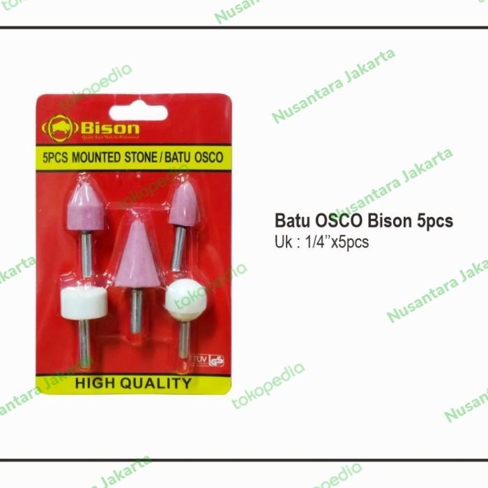 Jual Batu Osco Bison 5 pcs Mounted Stone Mata bor die grinder ORI ...